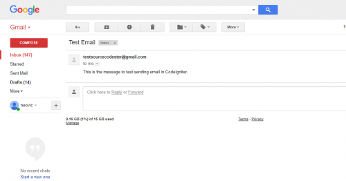 Codeigniter Send Email Using Smtp Free Source Code And Tutorials 2329
