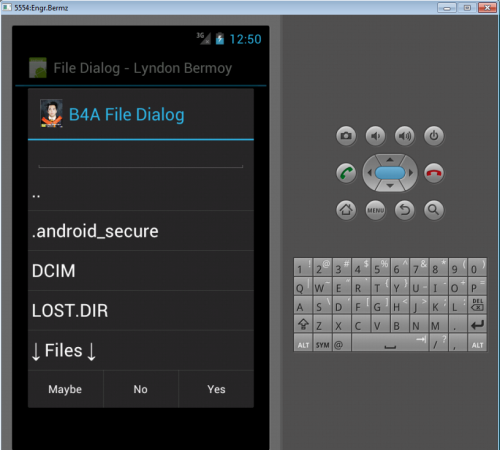 Android File Dialog Tutorial Using Basic4android Free Source Code Tutorials And Articles