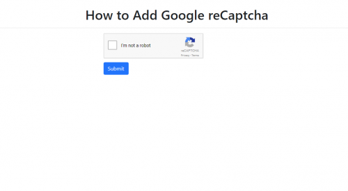 How to Add Google ReCaptcha | Free Source Code & Tutorials