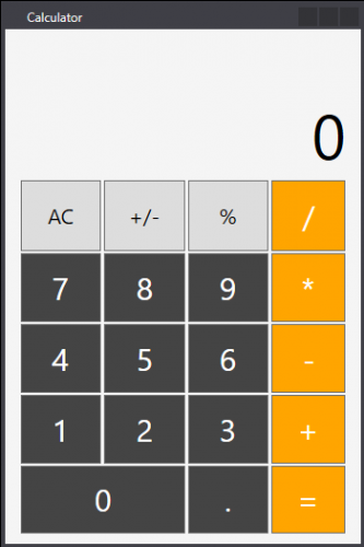 Calculator Application Using WPF | Free Source Code & Tutorials