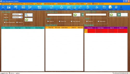 Hotel Management System V4 6 0 With Integrated Touch