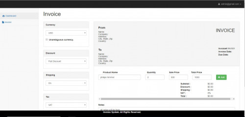 Simple Invoice Management Panel | Free Source Code & Tutorials