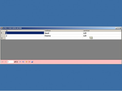 Creation Updation Insertion Deletion Using Access Dbms Free Source Code And Tutorials