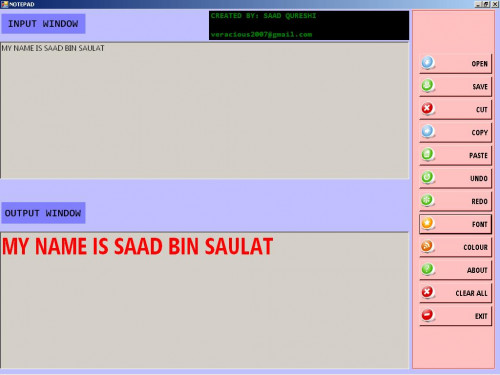 NOTEPAD | Free source code, tutorials and articles