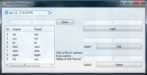 Add, Edit, Delete with Login Using MS ACCESS backend | Free Source Code ... Add, Edit, Delete with Login Using MS ACCESS backend | Free Source Code ...
