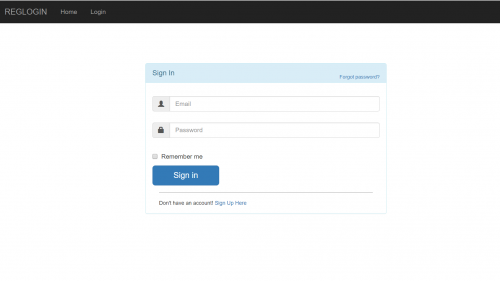 Registration And Login Using Bootstrap Framework And Phpmysql Free Source Code And Tutorials