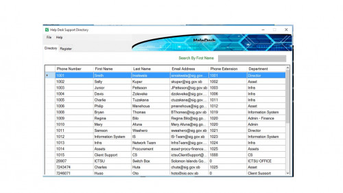 Phone Office Directory | Free Source Code & Tutorials