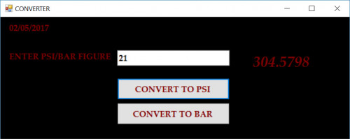 PSI/BAR CONVERTER | Free Source Code & Tutorials