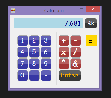 Cool Calculator | Free Source Code & Tutorials