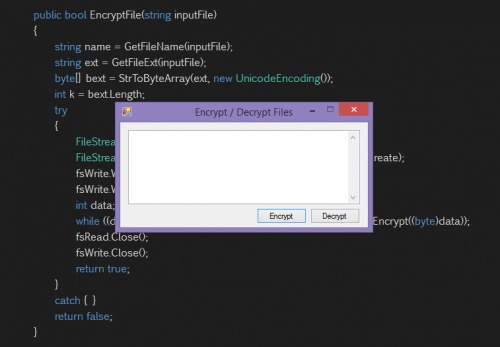 Encrypt/Decrypt Files | Free Source Code & Tutorials Encrypt/Decrypt Files | Free Source Code & Tutorials