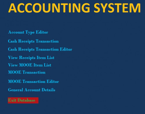 Accounting System | Free Source Code & Tutorials