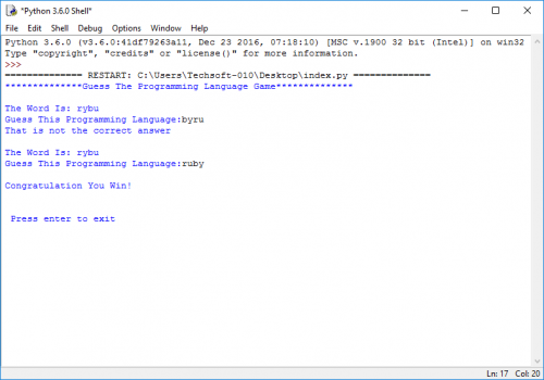 Python A Very Simple Guessing Game Dedicated For Beginners Free Source Code And Tutorials