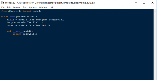 Python Django Creating Models Free Source Code And Tutorials 6666
