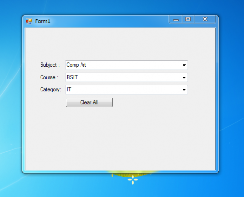 How To Clear Combobox With Datasource In Vbnet And Mysql Database Free Source Code And Tutorials