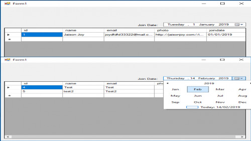 How To Search Data Using Datetimepicker In C Free Source Code Vrogue