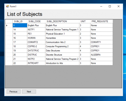 How To Navigate Records Based On Datagridview Using C Otosection Riset