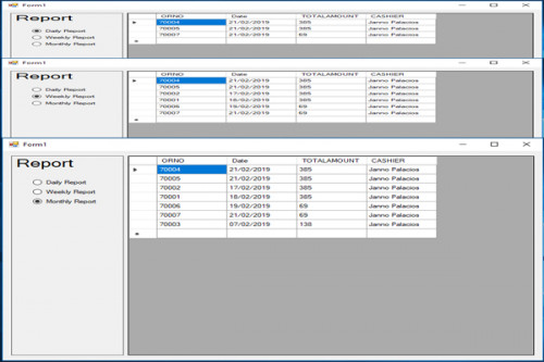 Daily, Weekly and Monthly Report in VB.Net and MySQL Database | Free ...