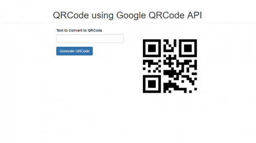 How to Create a QRCode using Google QRCode API using PHP | Free Source ... How to Create a QRCode using Google QRCode API using PHP | Free Source ...