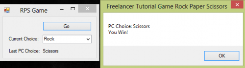 Visual Basic Rock Paper Scissors Game Free Source Code Tutorials And Articles