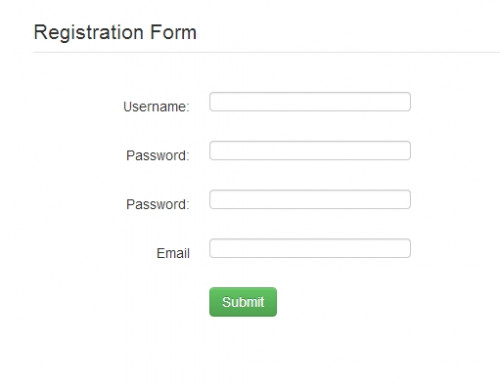 Registration Form Using Bootstrap Free Source Code And Tutorials