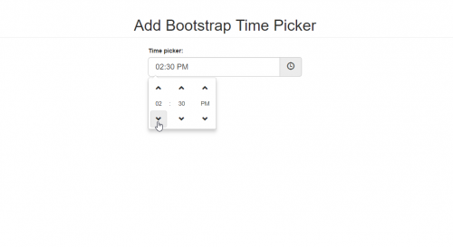 How to Add Bootstrap Time Picker | Free Source Code & Tutorials