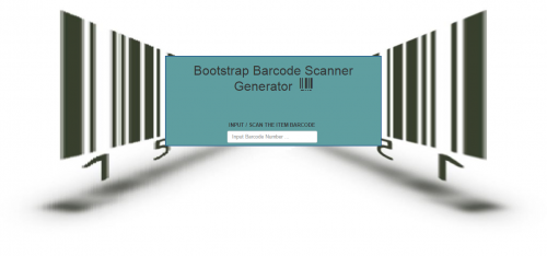 Bootstrap Barcode Scanner Generator Free Source Code And Tutorials